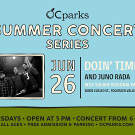 OC Parks Summer Concert Series - Doin' Time | OC Parks